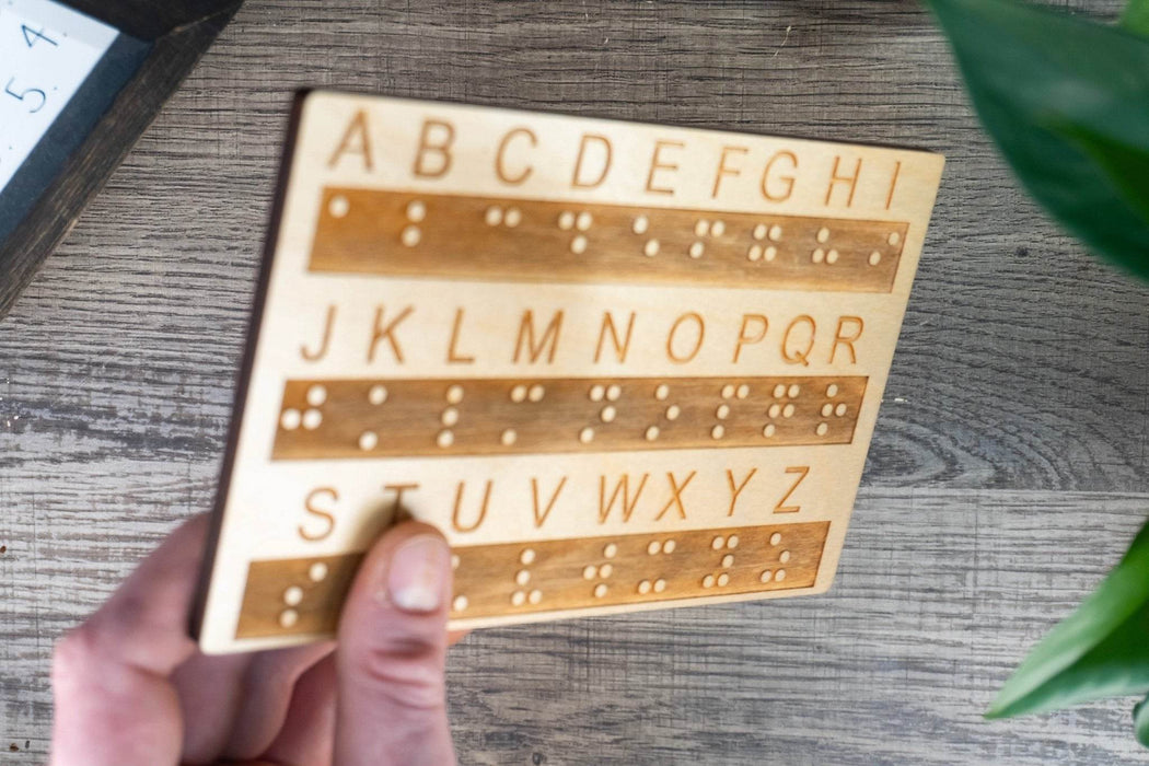 Tactile Braille Alphabet Fingerboard | Innovative Braille Learning Tool ...