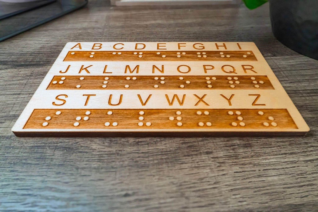 Tactile Braille Alphabet Fingerboard | Innovative Braille Learning Tool ...
