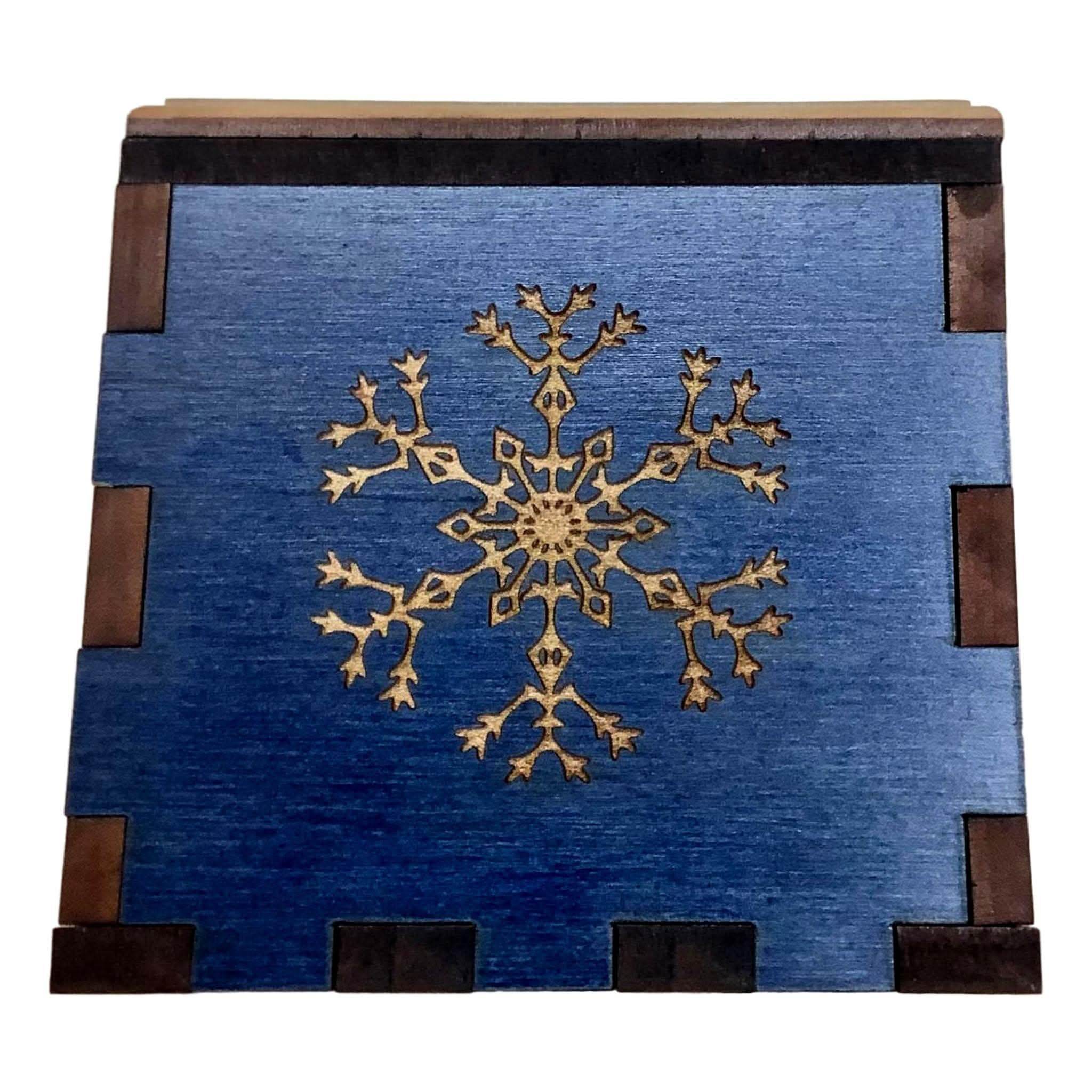 Snowflake Stash Box - A Beautiful Christmas Themed Puzzle Box ...