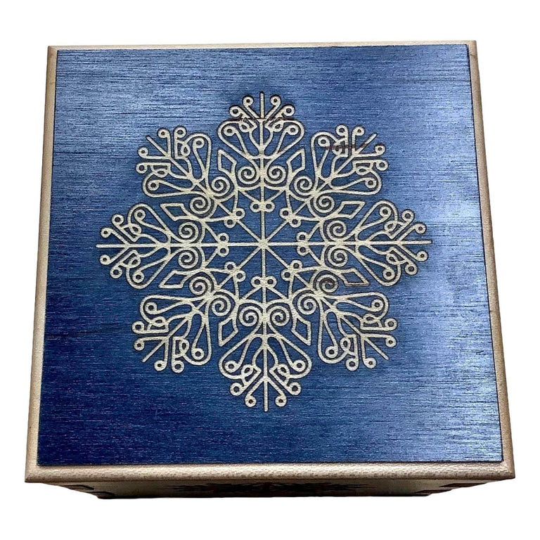 Snowflake Stash Box - A Beautiful Christmas Themed Puzzle Box ...
