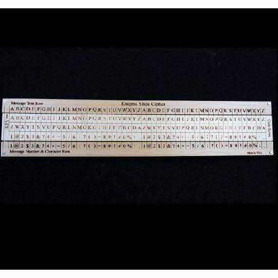 Enigma Slide Rule Cipher for Escape Rooms – Creative Escape Rooms