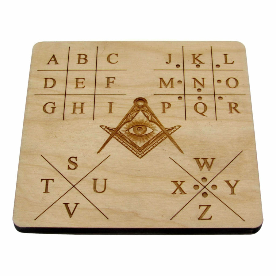 Masonic Cipher Key Escape Room Prop – Creative Escape Rooms