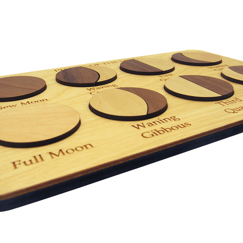 Phases of the Moon Puzzle - Montessori Puzzle For Kids – Creative ...