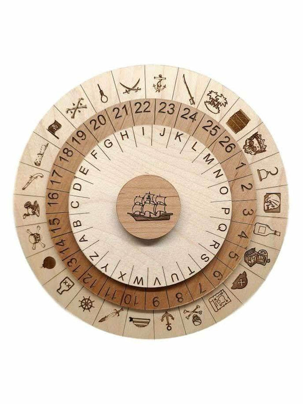 Pirate Cipher Wheel II for Escape Rooms – Creative Escape Rooms