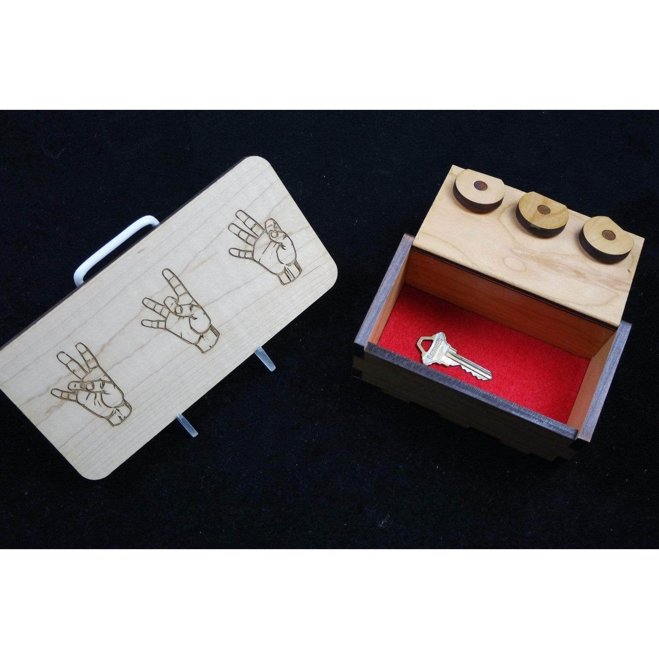 Sign Language Panel & Dragon Secret Lock Box Escape Room Synergy Set ...